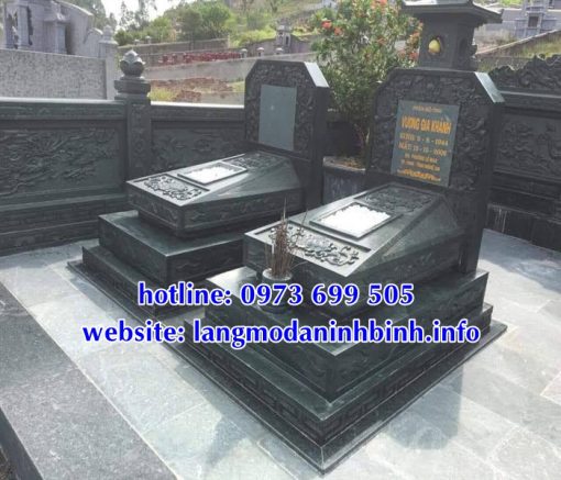 Mộ bành đá - Mẫu mộ bành bằng đá đẹp tại Bắc Giang